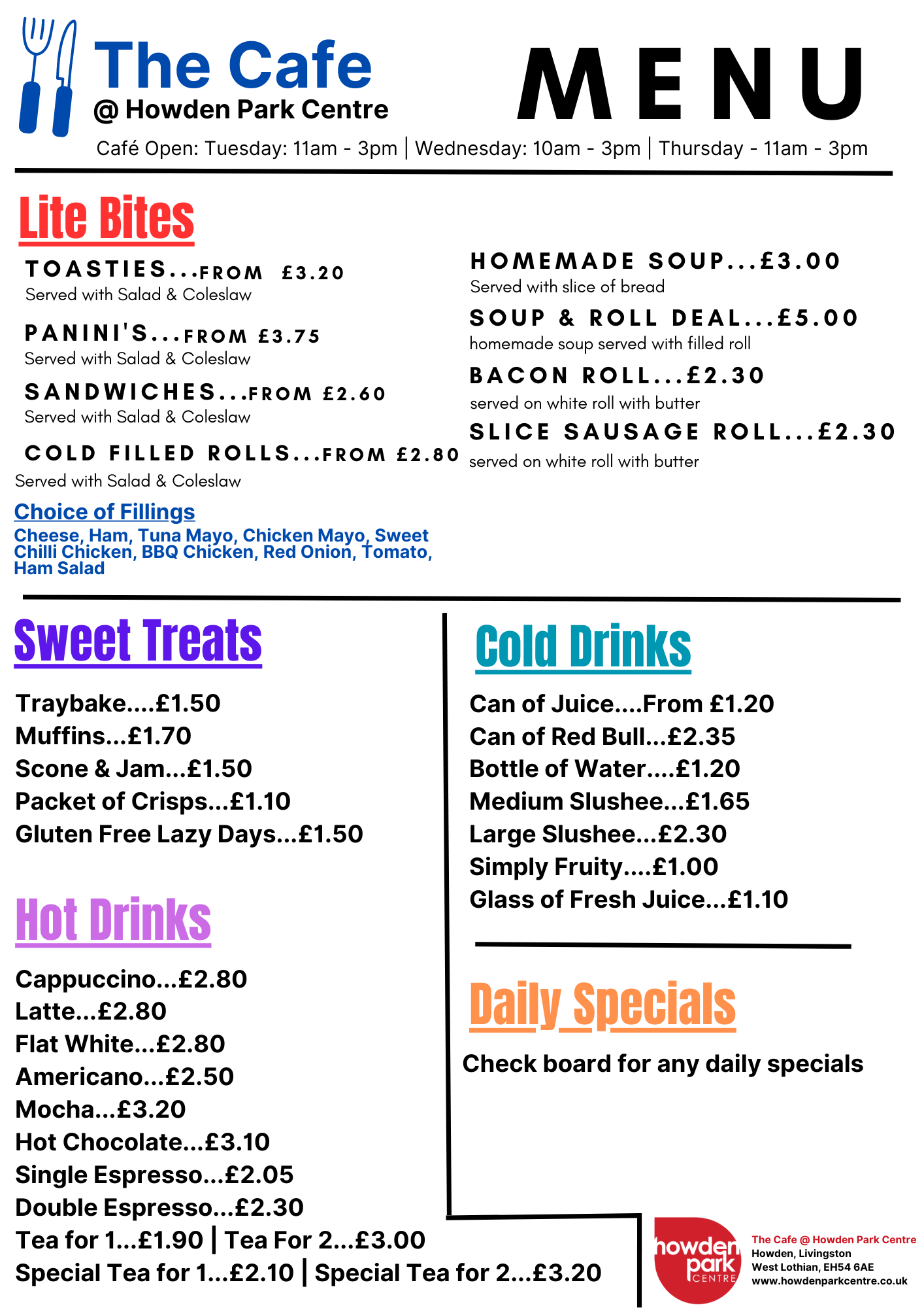 Cafe/Bar - Howden Park